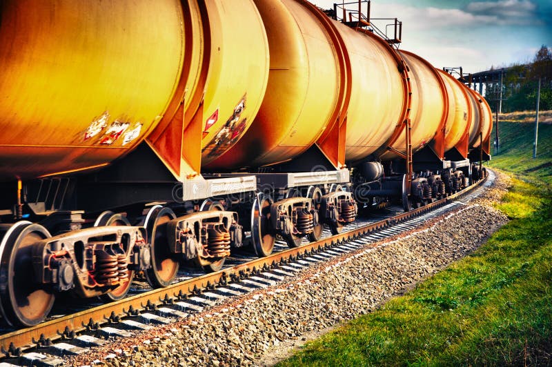 Fuel Train stock photo. Image of pump, haul, pumper, industry - 26513136