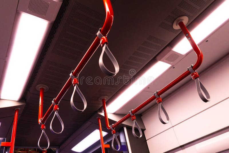 Train Hand Straps 02 stock photo. Image of grips, pole - 139279166