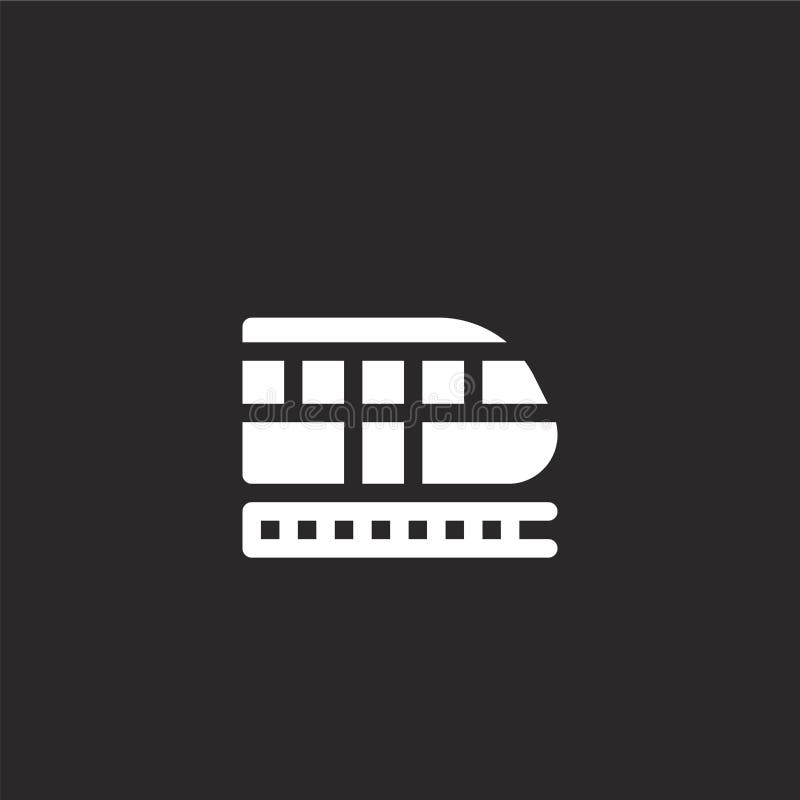 Train Icon. Filled Train Icon for Website Design and Mobile, App ...