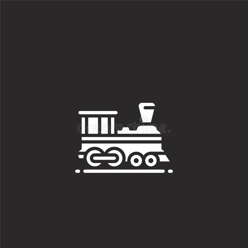 Train Icon. Filled Train Icon for Website Design and Mobile, App ...