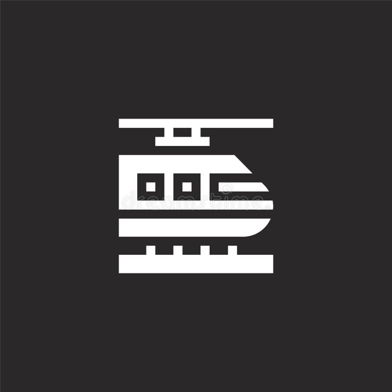 Train Icon. Filled Train Icon for Website Design and Mobile, App ...