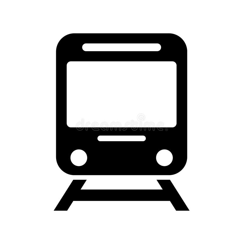 Train Icon Flat Vector Illustration Design Stock Vector - Illustration ...