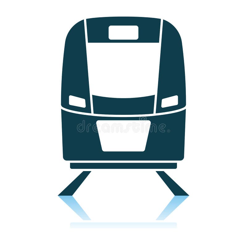 Train Icon Front View stock vector. Illustration of isolated - 152008630