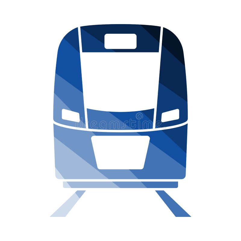 Train Icon Front View stock vector. Illustration of train - 149138999