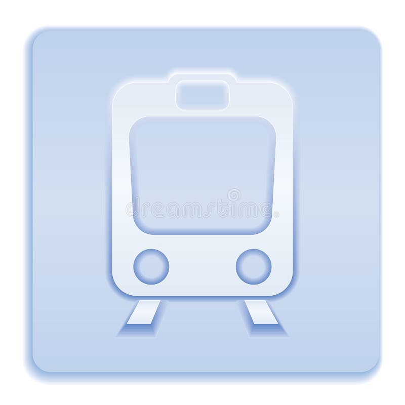 Train Icon Isolated. High Speed Train Stock Vector - Illustration of ...