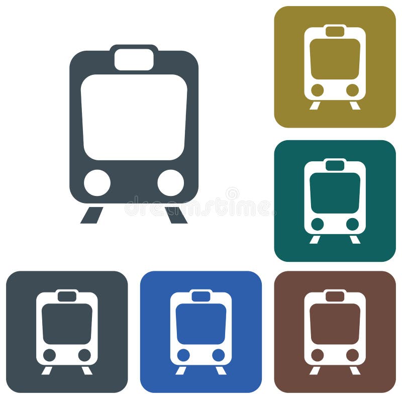 Metro Symbol Icon Illustration Stock Illustration - Illustration of ...