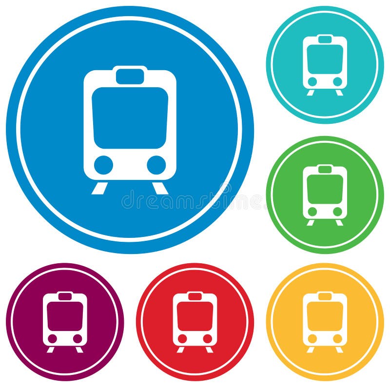 Train icon isolated stock vector. Illustration of high - 128959319