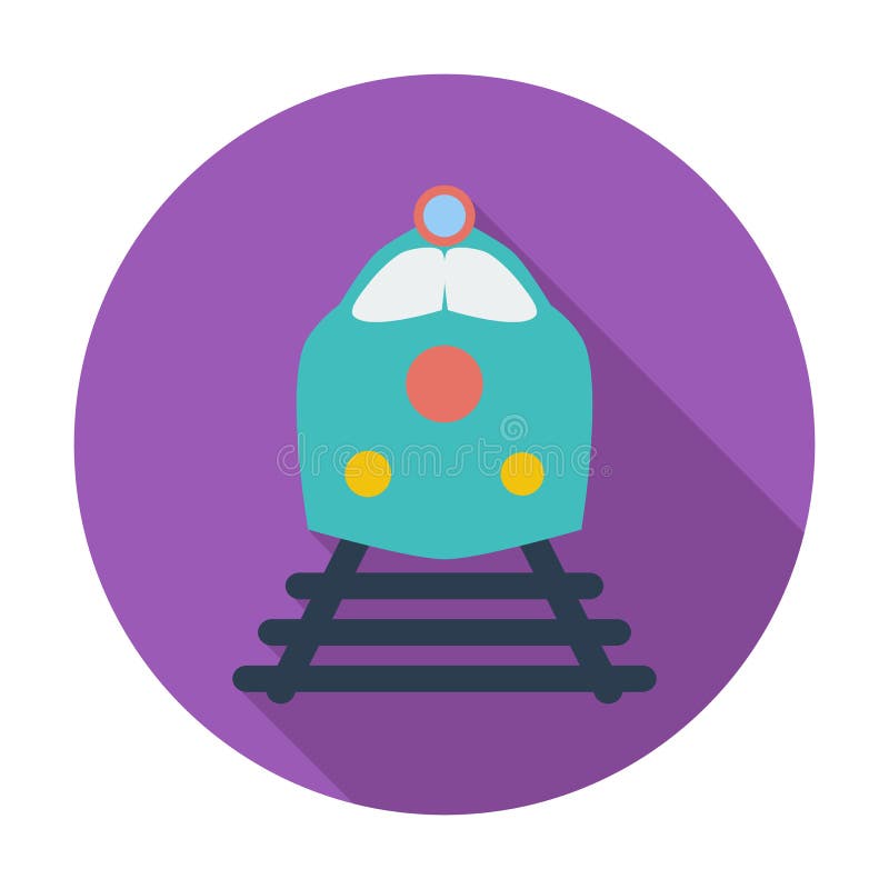 Train icon. stock vector. Illustration of railroad, color - 95522860