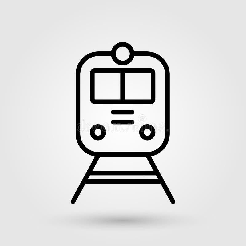 Train Icon. Subway, Metro, Railway Transportation Symbol Stock Vector ...