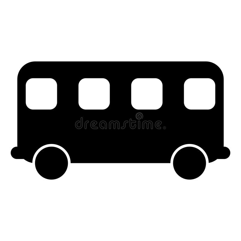 Train Icon, Train Carriage Vector Stock Vector - Illustration of ...