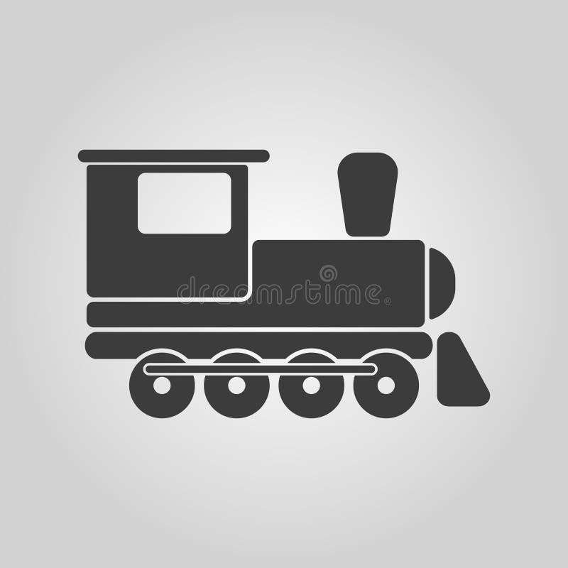 The Train Icon. Travel Symbol Stock Vector - Illustration of platform ...