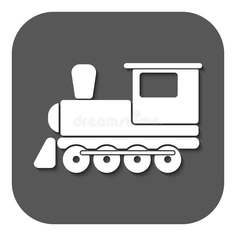 The Train Icon. Travel Symbol Stock Vector - Illustration of travel ...