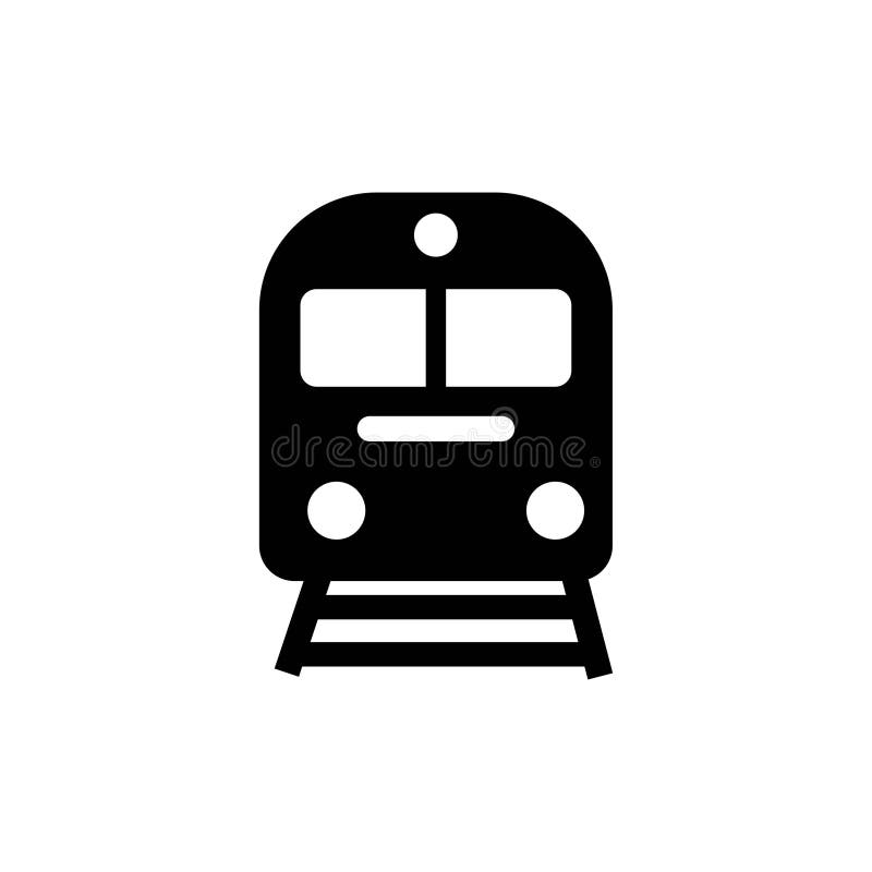 Train icon stock vector. Illustration of intercity, bullet - 282880237