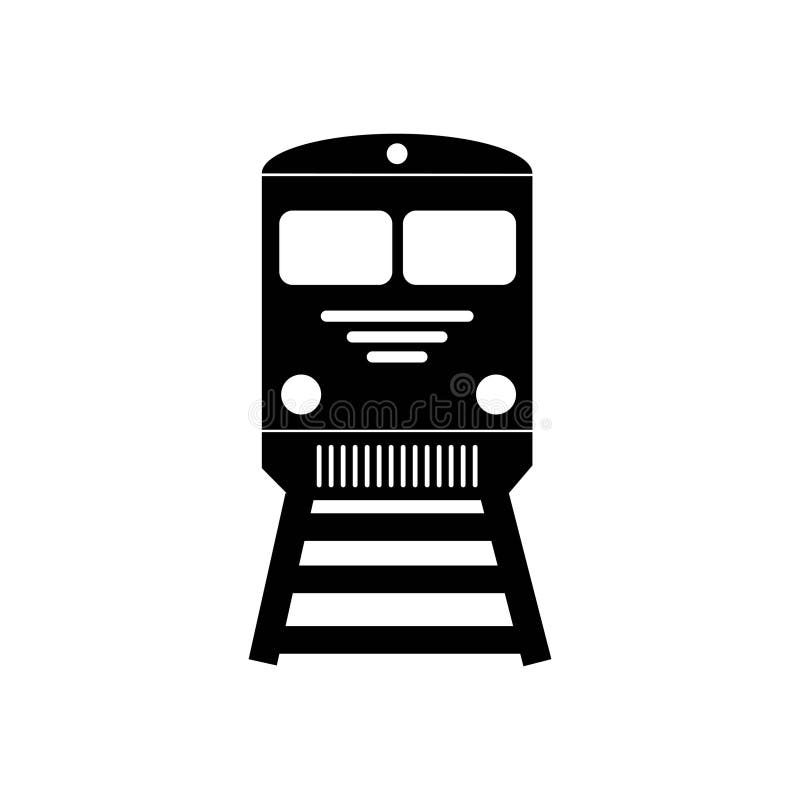 Train icon stock vector. Illustration of railway, front - 282880241