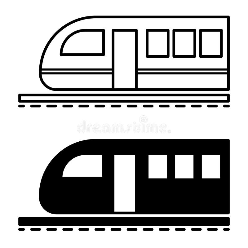 Train icons. stock vector. Illustration of white, icons - 307040707
