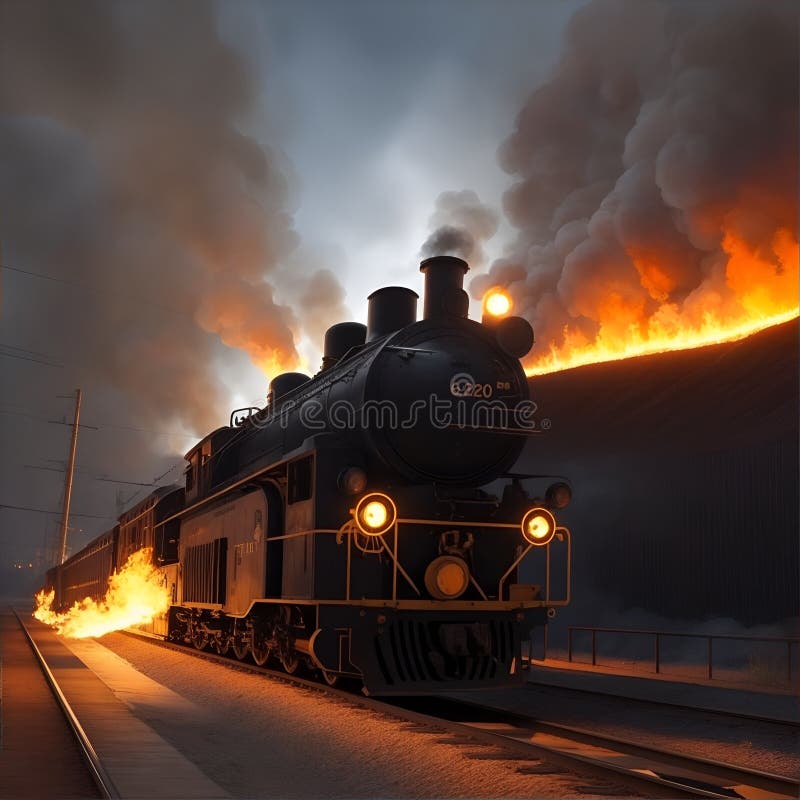 Blaze Train Stock Illustrations – 39 Blaze Train Stock Illustrations ...
