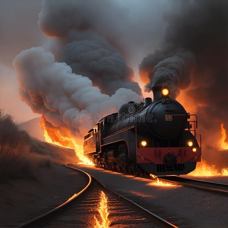 Blaze Train Stock Illustrations – 39 Blaze Train Stock Illustrations ...