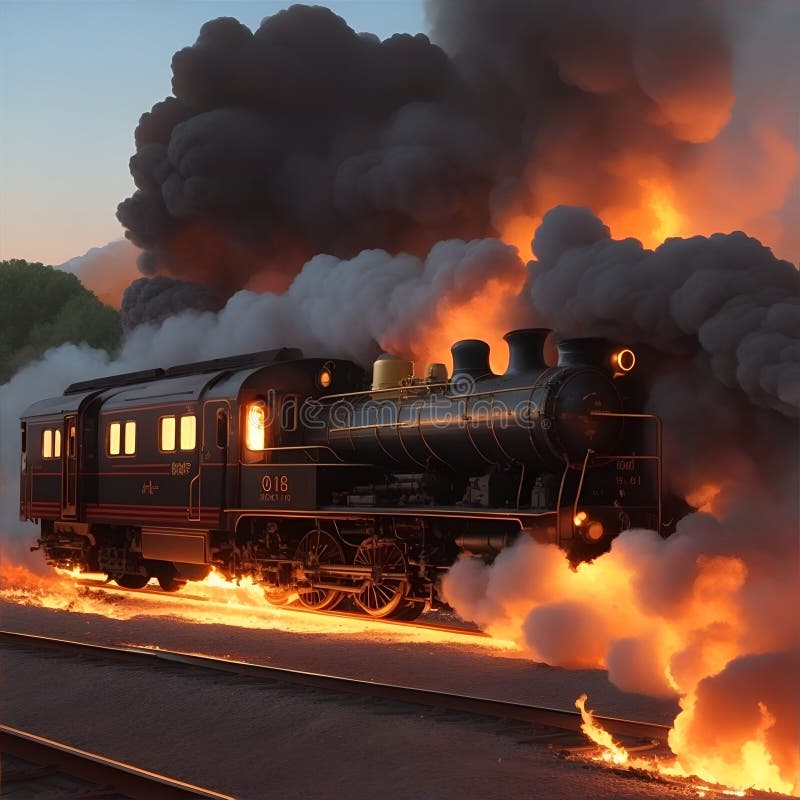 Blaze Train Stock Illustrations – 39 Blaze Train Stock Illustrations ...