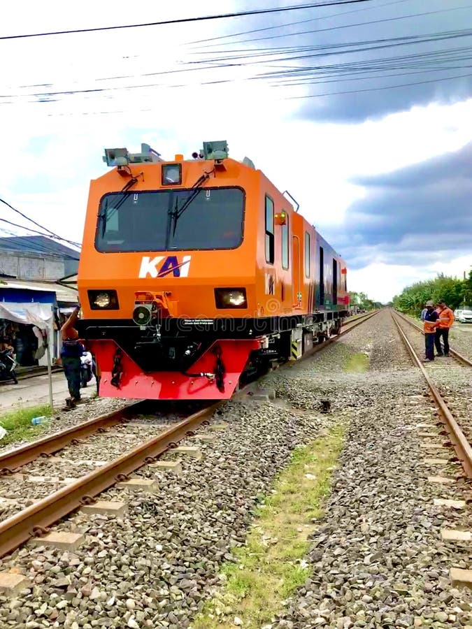 Train inspection editorial stock image. Image of locomotive - 278095539