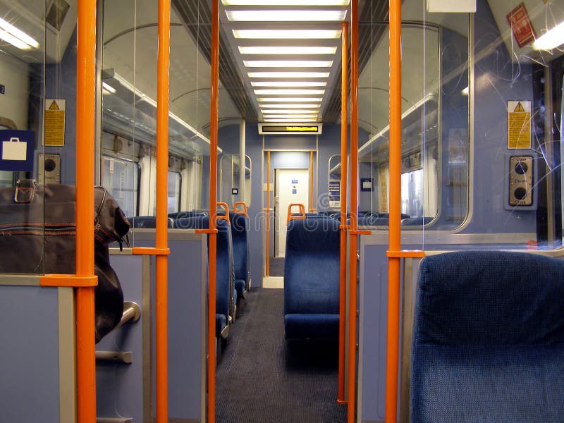 Train interior stock image. Image of railway, rail, london - 4580923
