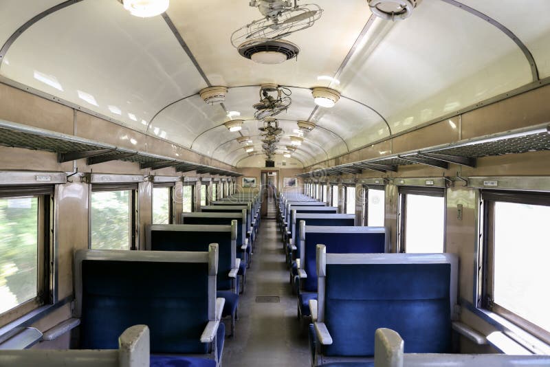 Train interior stock image. Image of transportation, chair - 31989963