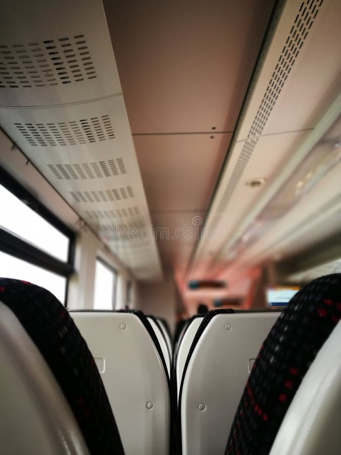Train interior. stock photo. Image of polish, architecture - 98666416