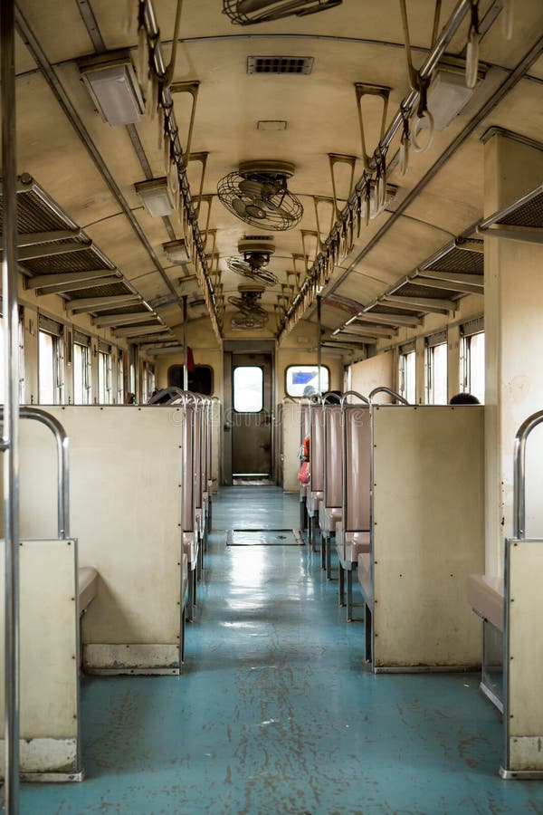 The Train Interior is Old and Dirty. Stock Photo - Image of subway ...