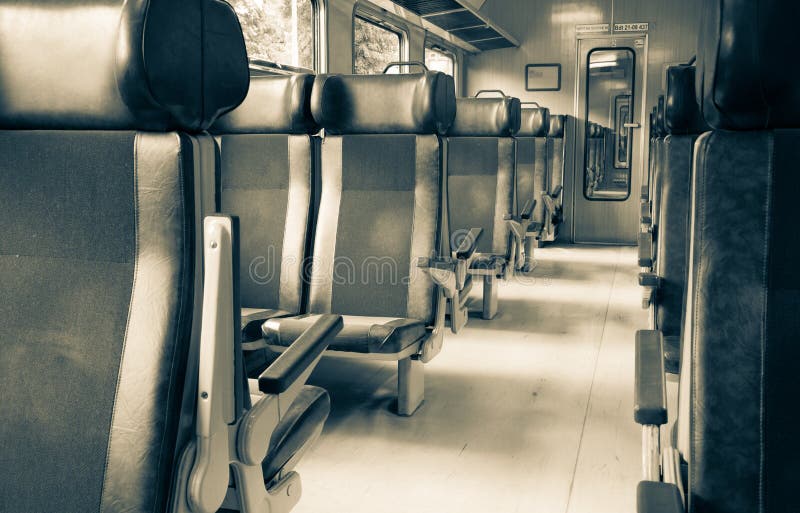 Train interior stock image. Image of transport, travel - 41940123