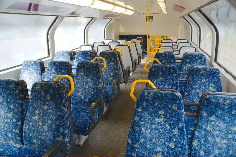 Train interior stock photo. Image of suburban, empty - 44502692
