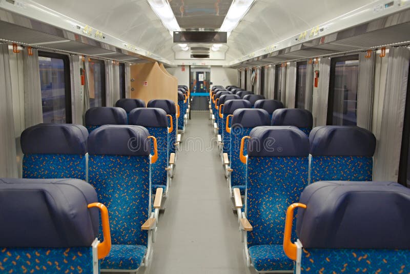 Train interior stock image. Image of commuter, empty - 78900597