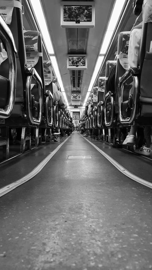 Train aisle stock image. Image of passenger, rail, kereta - 162092893