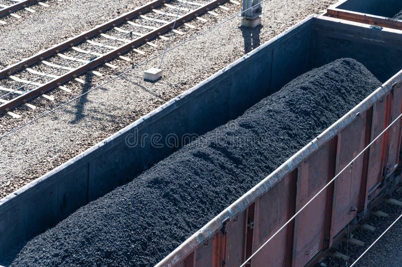 Train Loaded Coal Industry Type Fuel Stock Photos - Free & Royalty-Free ...