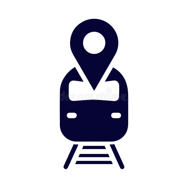 Train Location Isolated Vector Icon Which Can Easily Modify or Edit ...