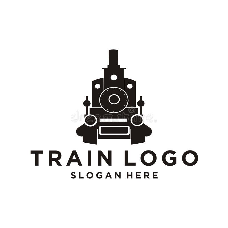 Train logo design stock vector. Illustration of icon - 124378071