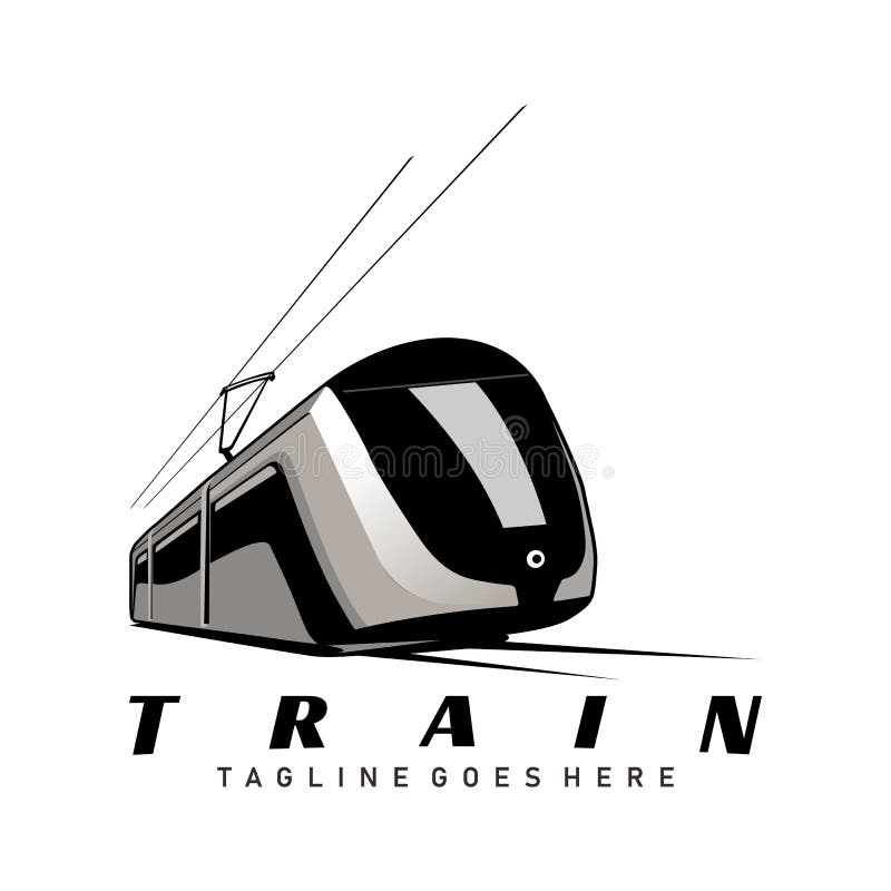 Train Logo Icon Illustration Design Stock Vector - Illustration of ...