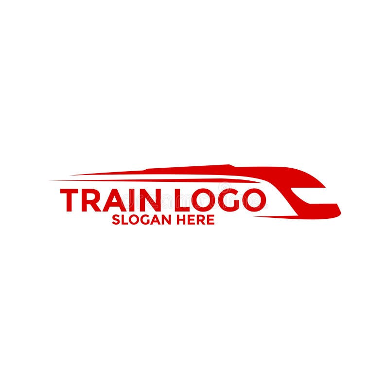 Train Logo Vector, Fast Train Logo Stock Vector - Illustration of flat ...