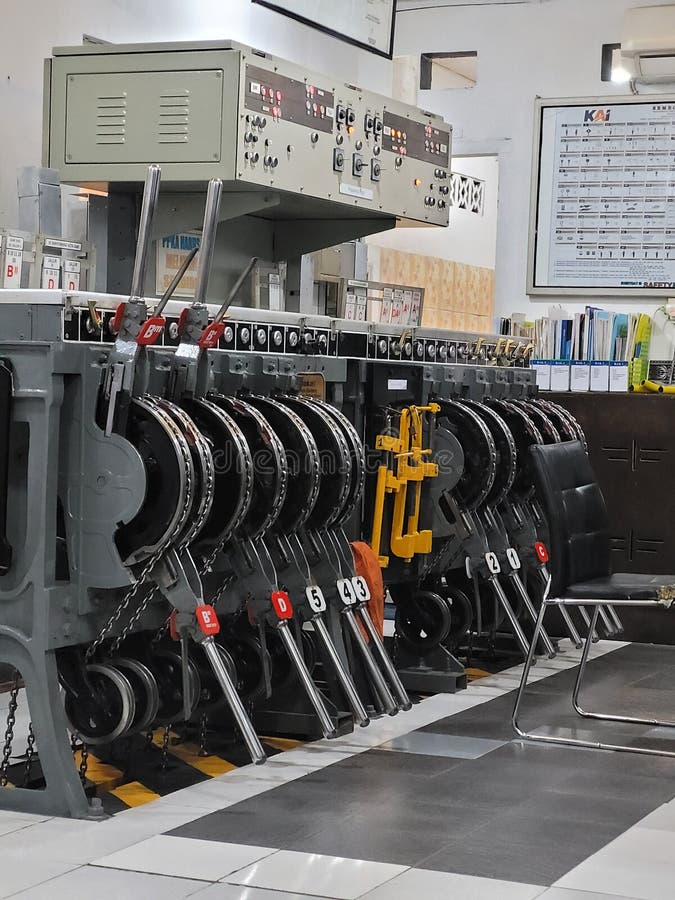 Train Machine Station Operation Stock Image - Image of station, vehicle ...