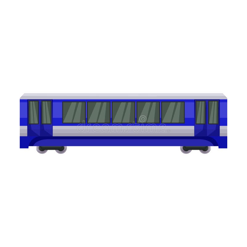 Train of Metro Vector Icon.Cartoon Vector Icon Isolated on White ...