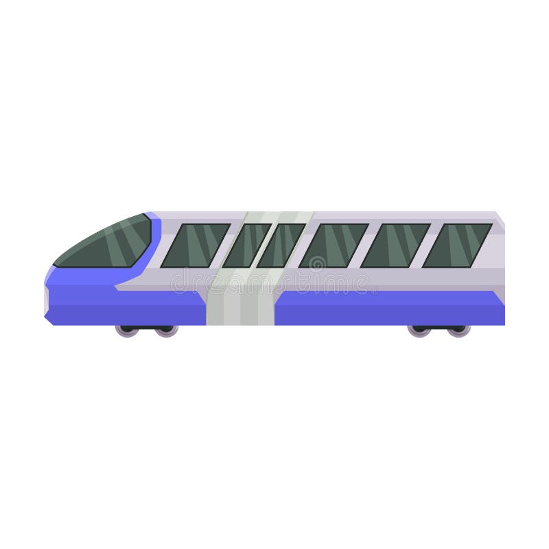Train of Metro Vector Icon.Cartoon Vector Icon Isolated on White ...