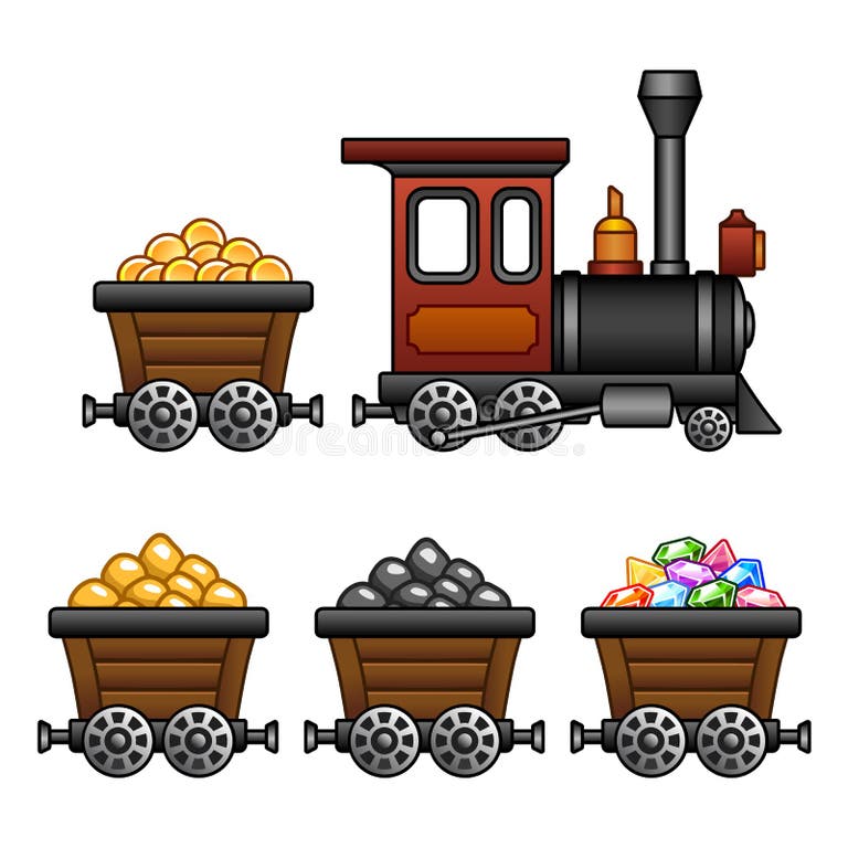 Gold Mine Car Stock Illustrations – 266 Gold Mine Car Stock ...