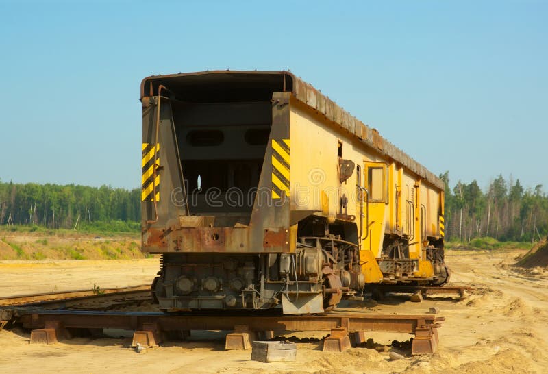 Train on mining career editorial photo. Image of line - 34698416