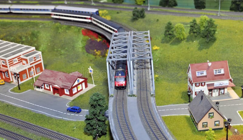 Train model miniature stock image. Image of rail, industry - 33212667