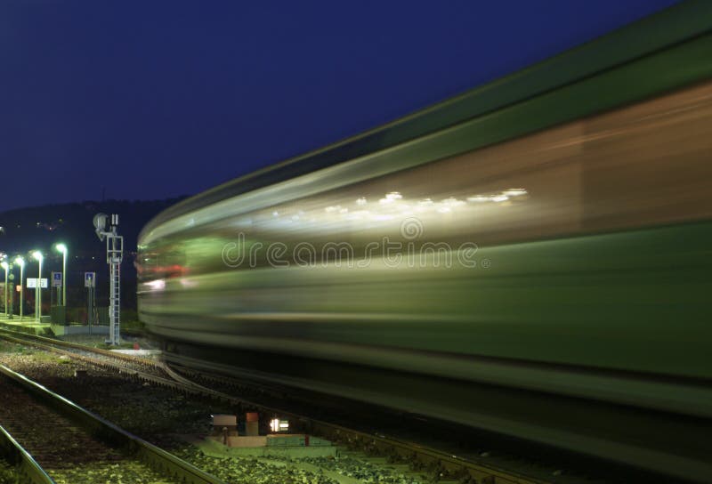 Train motion stock photo. Image of station, speed, cargo - 6917360