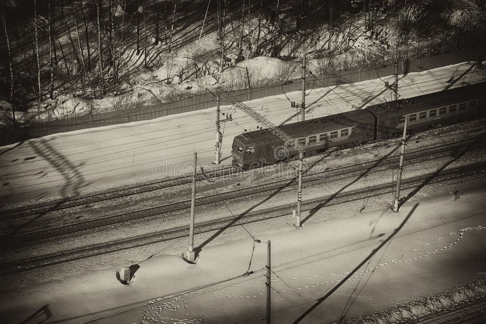 Train on the move stock photo. Image of railway, express - 91545674