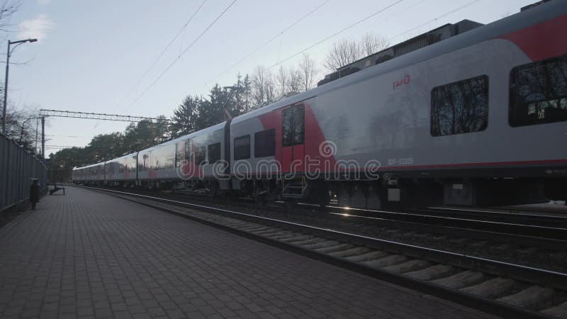 The train is moving stock video. Video of airport, train - 374826025