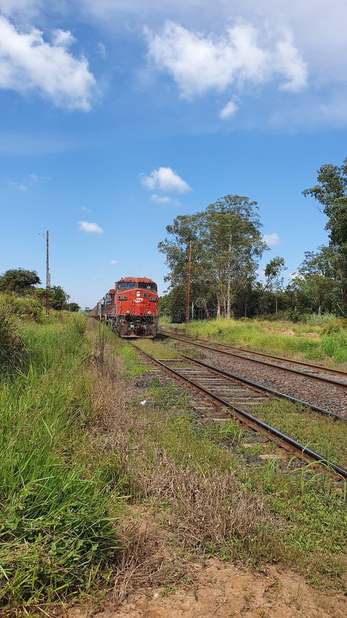 Train in the nature editorial photo. Image of cliff - 180870481