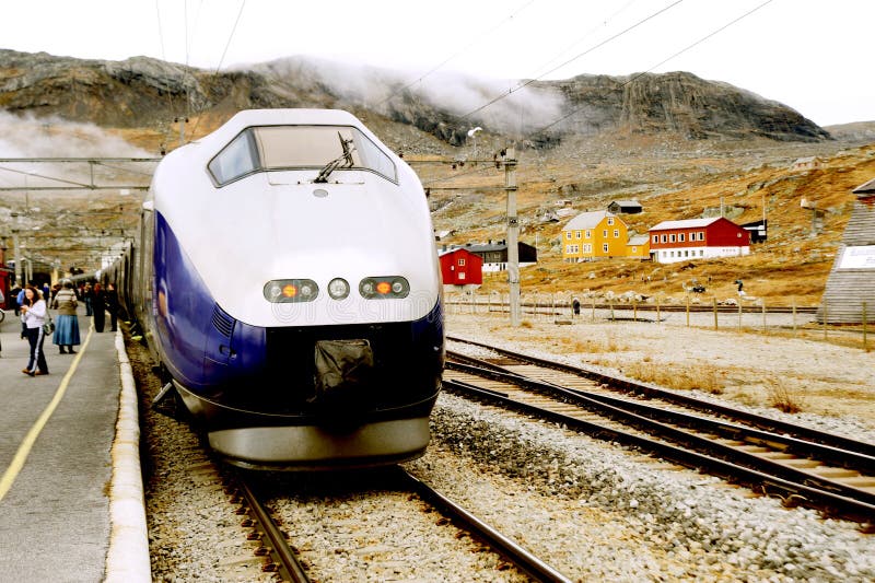 Train in Norway stock photo. Image of move, europe, north - 17353236