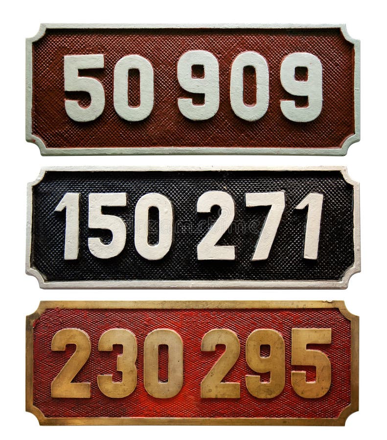 Train number collection stock image. Image of engine - 37139219