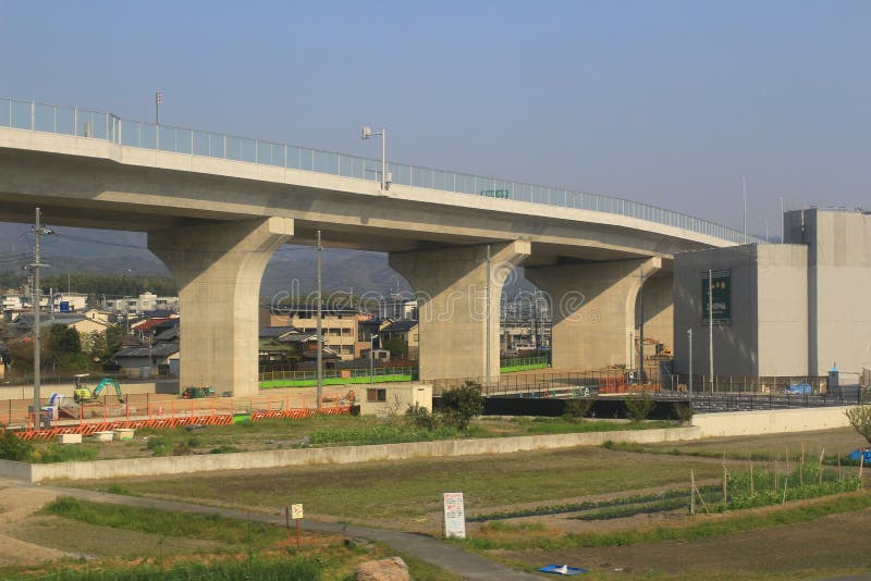 Train Outside View of Osaka To Nara , Japan Editorial Stock Image ...