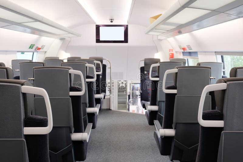 Train passenger coach stock photo. Image of column, handrail - 59225274